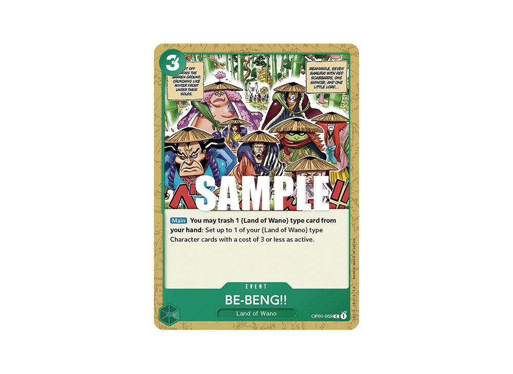 BE-BENG!! C [OP01-059] [EN](Booster Pack "ROMANCE DAWN") | SNKRDUNK