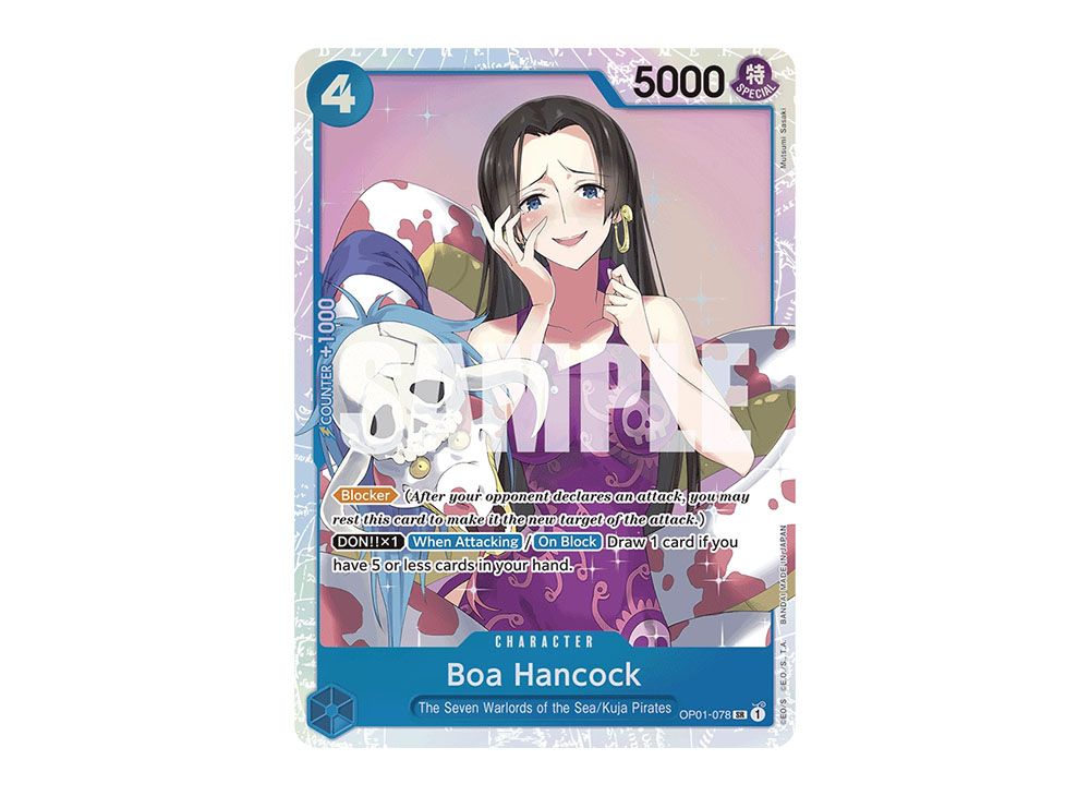 Boa Hancock SR [OP01-078] [EN](Premium Booster "ONE PIECE CARD THE BEST ...