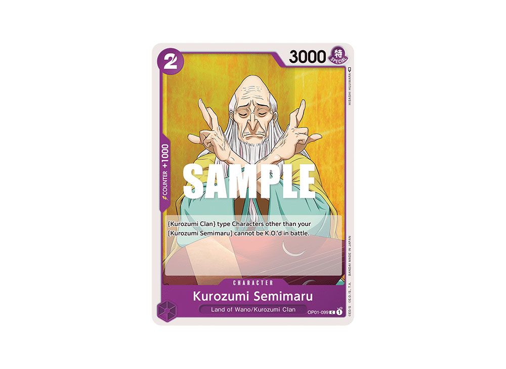 Kurozumi Semimaru C [OP01-099] [EN](Booster Pack "ROMANCE DAWN") | SNKRDUNK