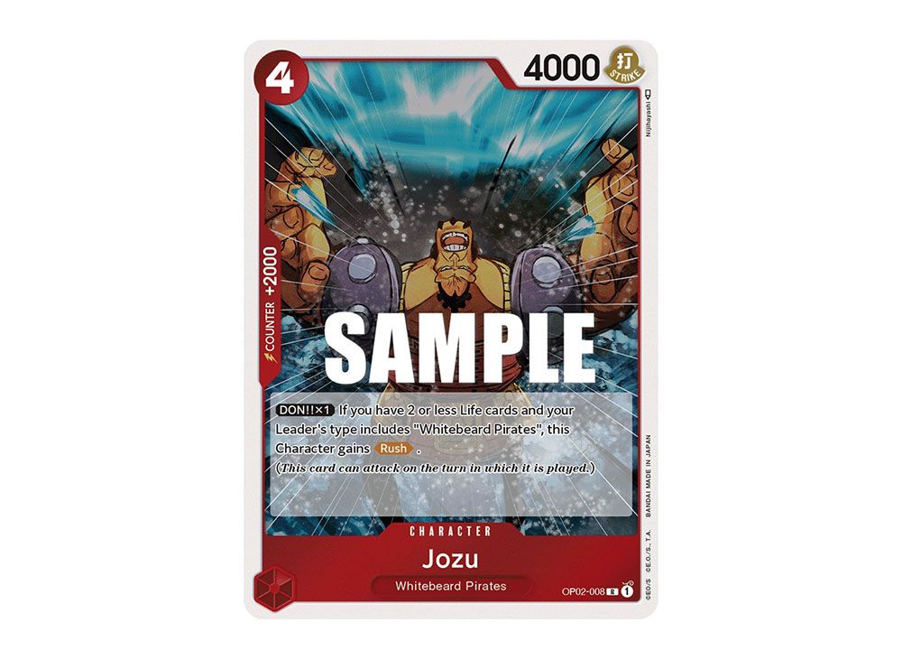 Jozu R [OP02-008] [EN](Booster Pack "Paramount War") | SNKRDUNK