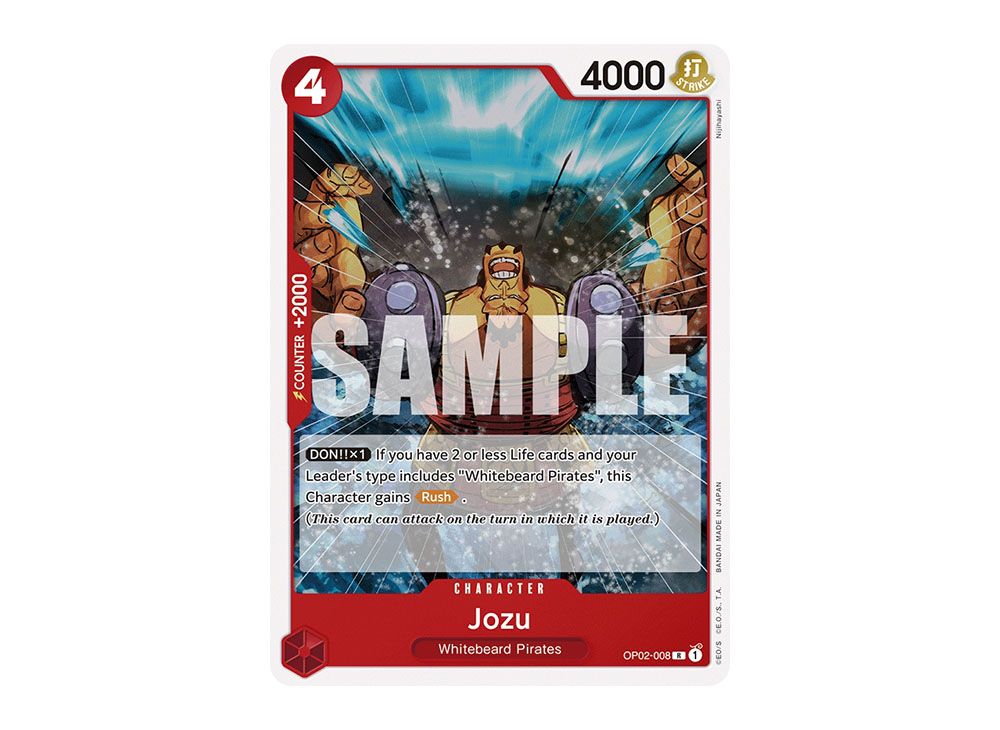 Jozu R [OP02-008] [EN](Start Deck "RED Edward.Newgate") | SNKRDUNK