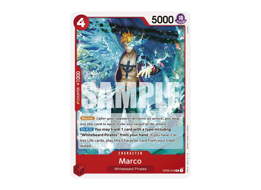 Marco R [OP02-018] [EN](Start Deck "RED Edward.Newgate") | SNKRDUNK