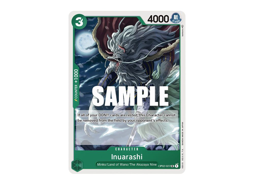 Inuarashi UC [OP02-027] [EN](Booster Pack "Paramount War") | SNKRDUNK