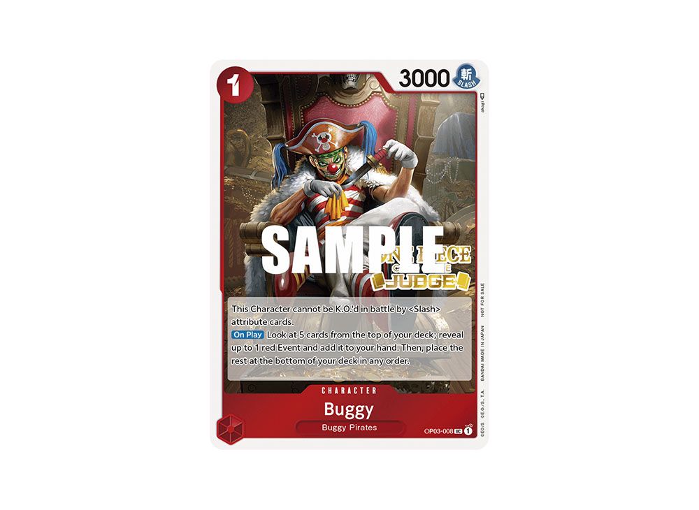 Buggy UC [OP03-008] [EN](Promotional Card "Judge Pack Vol.2") | SNKRDUNK