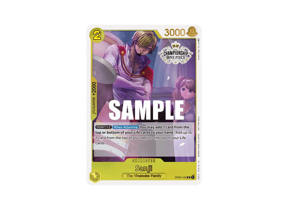 Sanji R [OP03-102] [EN](Promotional Card "Championship 2023 Store ...
