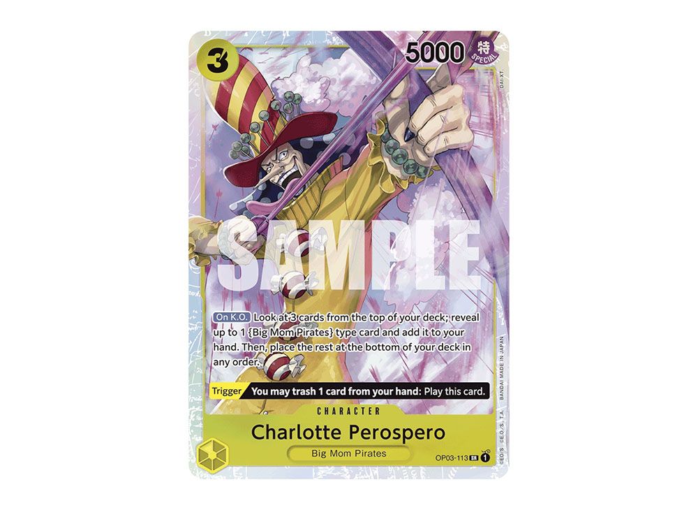 Charlotte Perospero SR [OP03-113] [EN](Premium Booster "ONE PIECE CARD ...