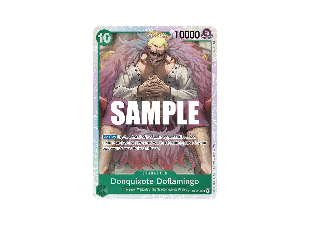 Donquixote Doflamingo SR [OP04-031] [EN](Booster Pack "Kingdoms Of ...
