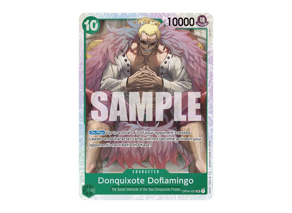 Donquixote Doflamingo SR [OP04-031] [EN](Premium Booster "ONE PIECE ...