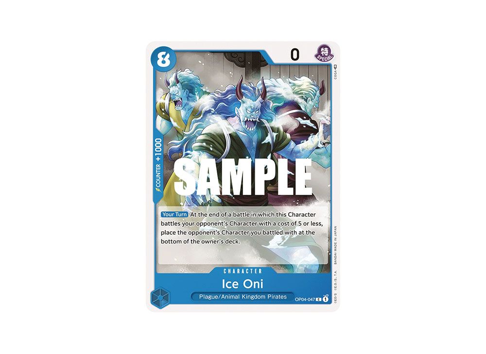 Ice Oni C [OP04-047] [EN](Booster Pack "Kingdoms Of Intrigue") | SNKRDUNK