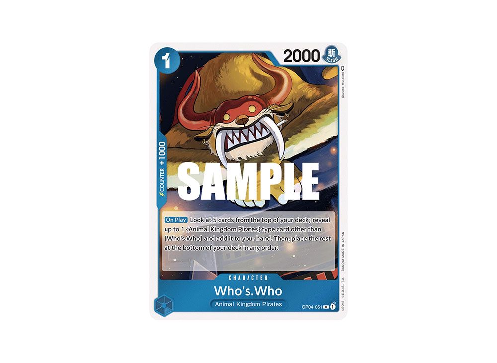 Who's.Who R [OP04-051] [EN](Booster Pack "Kingdoms Of Intrigue") | SNKRDUNK