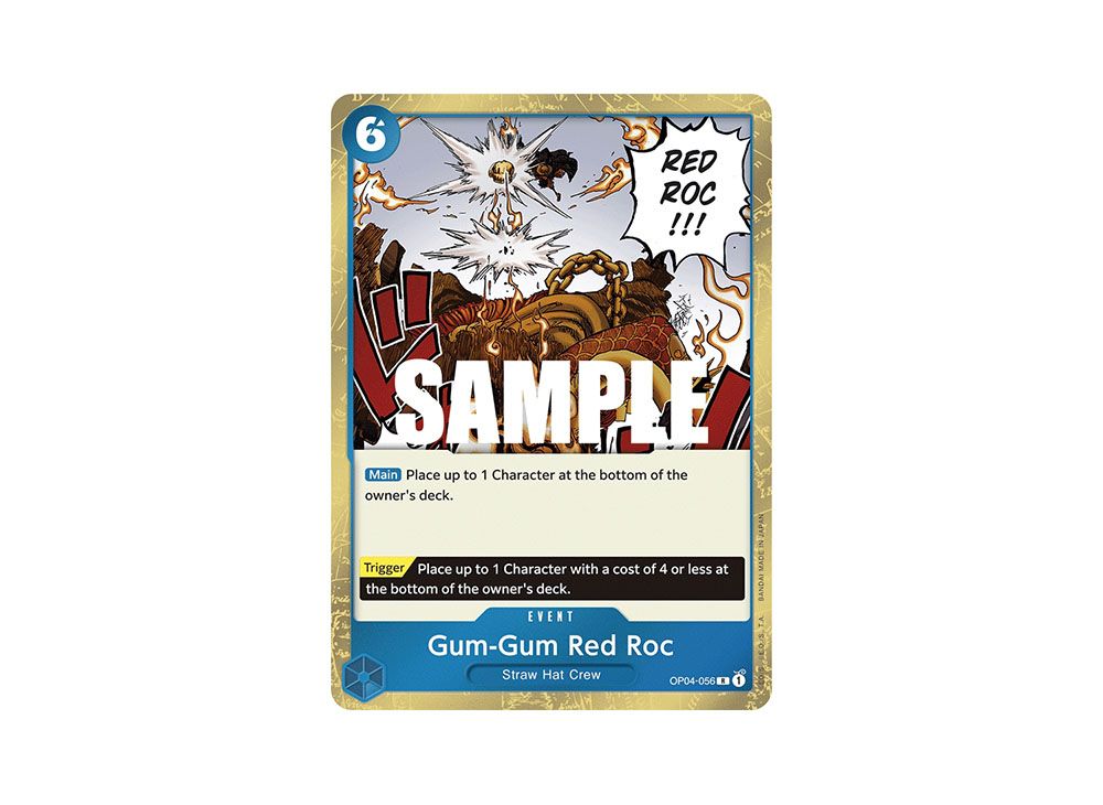 Gum-Gum Red Roc R [OP04-056] [EN](Booster Pack "Kingdoms Of Intrigue ...