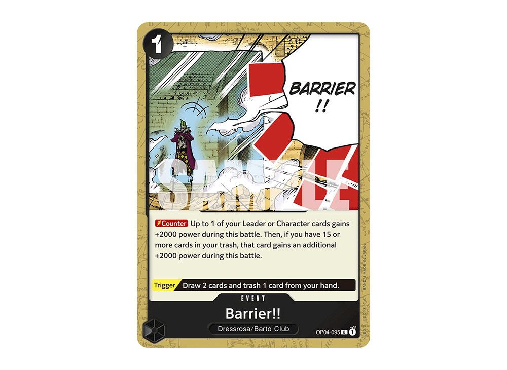 Barrier!! C [OP04-095] [EN](Premium Booster "ONE PIECE CARD THE BEST ...