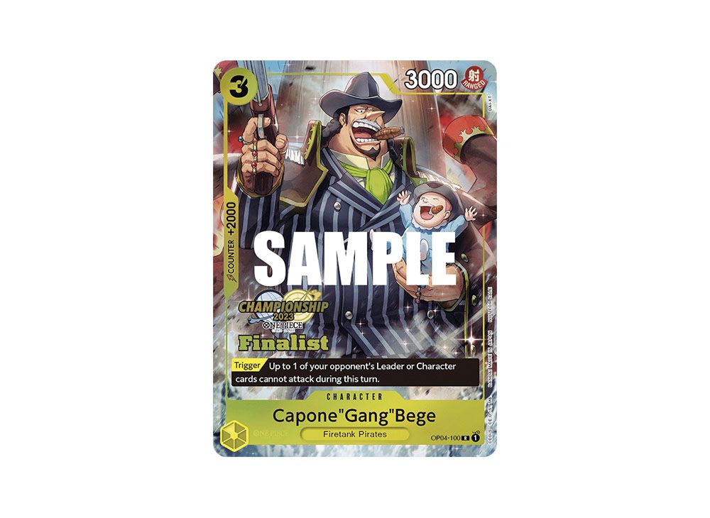 Capone"Gang"Bege R [OP04-100] [EN](Promotional Card "Championship 2023 Top Players Pack") | SNKRDUNK