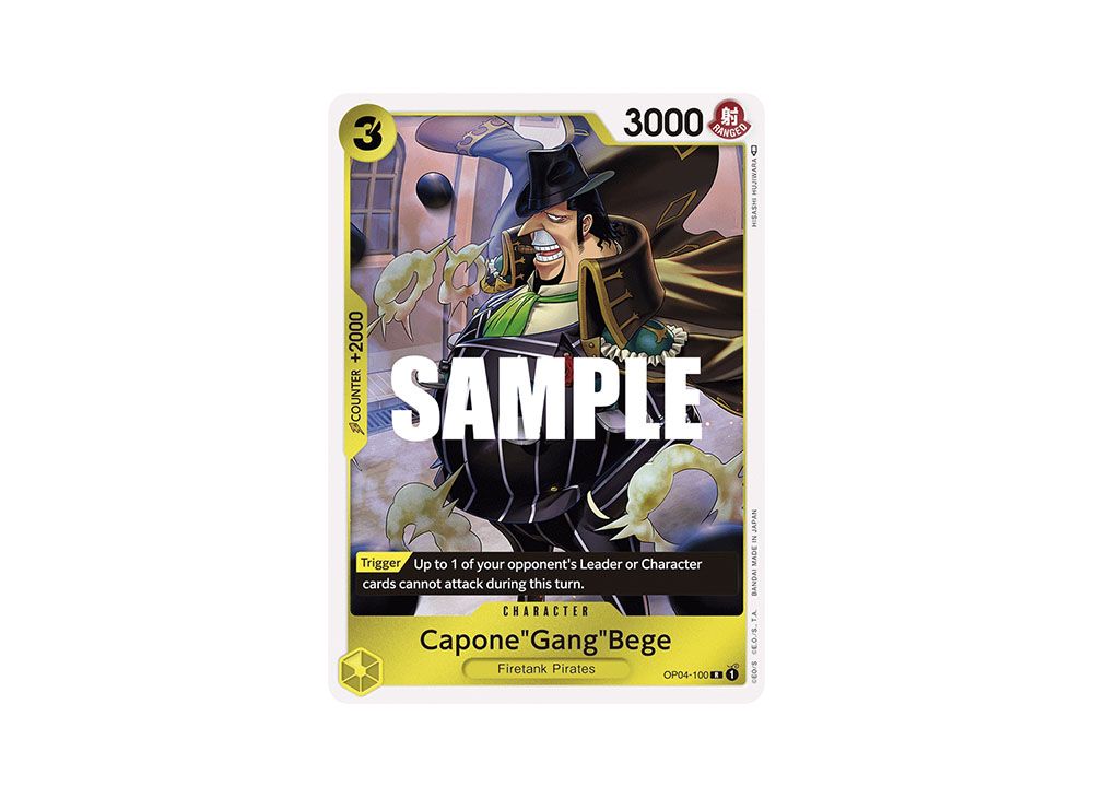 Capone"Gang"Bege R [OP04-100] [EN](Booster Pack "Kingdoms Of Intrigue") | SNKRDUNK