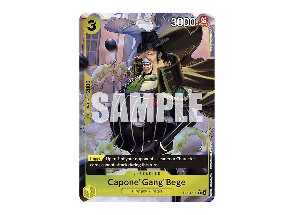 Capone"Gang"Bege R :Full Art [OP04-100] [EN](Premium Booster "ONE PIECE ...