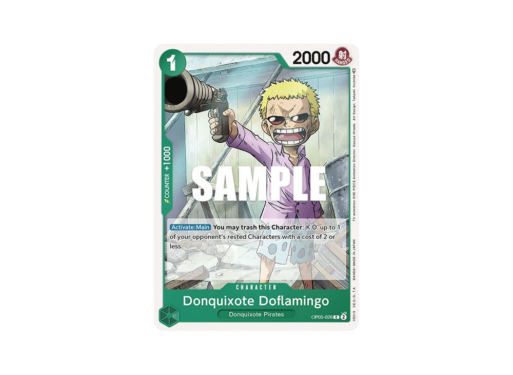 Donquixote Doflamingo C [OP05-028] [EN](Booster Pack "Awakening Of The ...