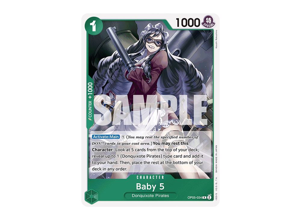 Baby 5 R [OP05-034] [EN](Premium Booster "ONE PIECE CARD THE BEST ...