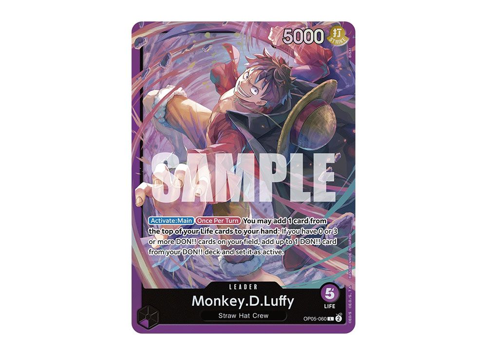 モンキー・D・ルフィ L [OP05-060]【英語版】(スタートデッキ「紫 モンキー・D・ルフィ」)の新品/中古フリマ(通販)｜スニダン