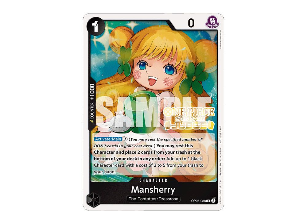 Mansherry R [OP05-088] [EN](Promotional Card "Judge Pack Vol.4") | SNKRDUNK