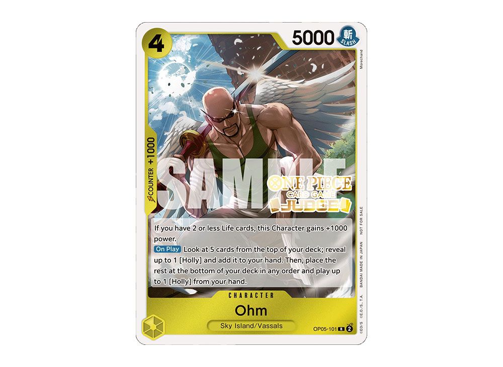 Ohm R [OP05-101] [EN](Promotional Card "Judge Pack Vol.4") | SNKRDUNK