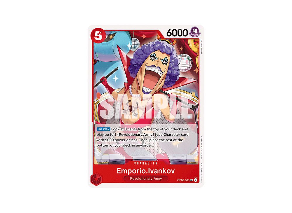 Emporio.Ivankov UC [OP06-003] [EN](Booster Pack "Wings Of The Captain") | SNKRDUNK