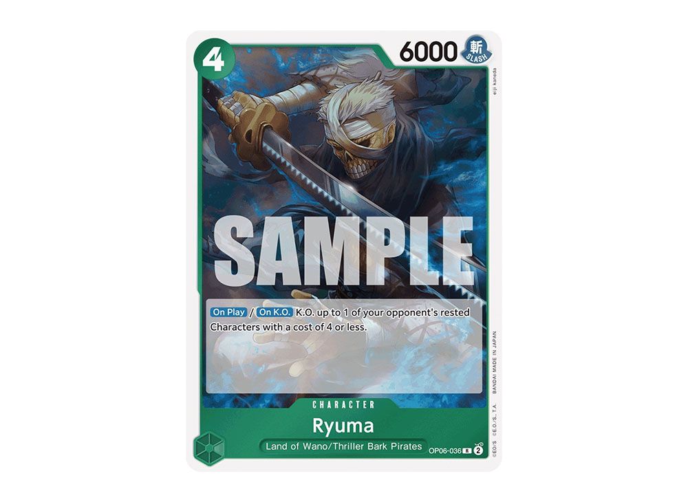 Ryuma R [OP06-036] [EN](Premium Booster "ONE PIECE CARD THE BEST ...