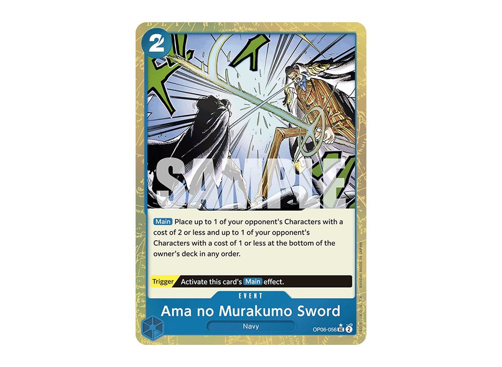 Ama no Murakumo Sword UC :Full Art [OP06-056] [EN](Premium Booster "ONE PIECE CARD THE BEST ...