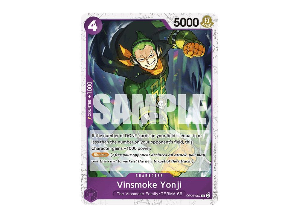 Vinsmoke Yonji R : Pirate Flag Foil [OP06-067] [EN](Premium Booster ...