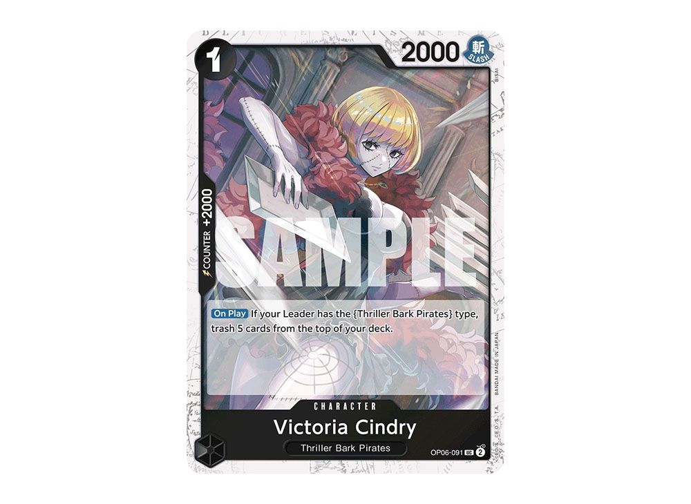 Victoria Cindry UC : Pirate Flag Foil [OP06-091] [EN](Premium Booster ...