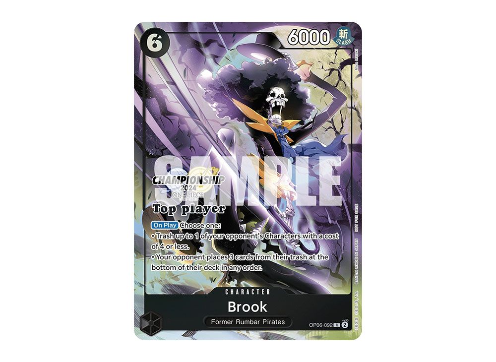 Brook R [OP06-092] [EN](Promotional Card "Championship 2024 Top Player Pack") | SNKRDUNK
