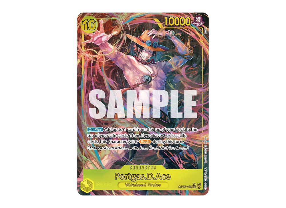 Portgas.D.Ace SEC-P [OP07-119] [EN](Booster Pack "500 Years In The ...