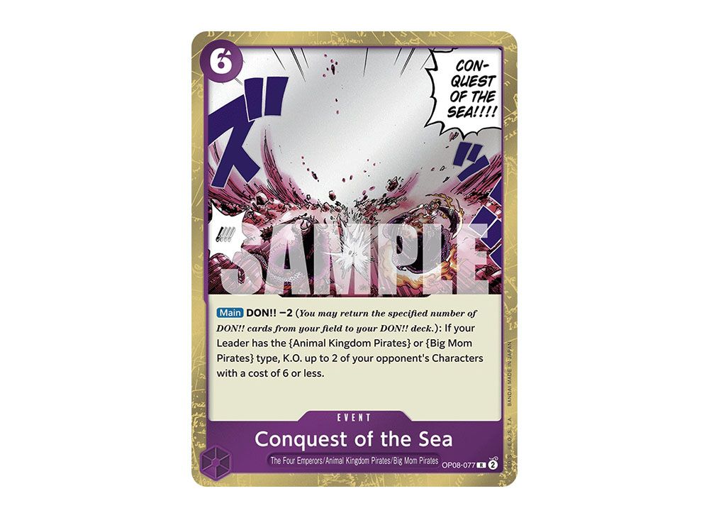 Conquest of the Sea R [OP08-077] [EN](Booster Pack "Two Legends") | SNKRDUNK