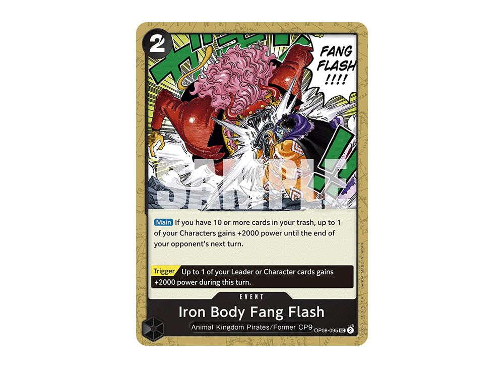Iron Body Fang Flash UC [OP08-095] [EN](Booster Pack "Two Legends ...