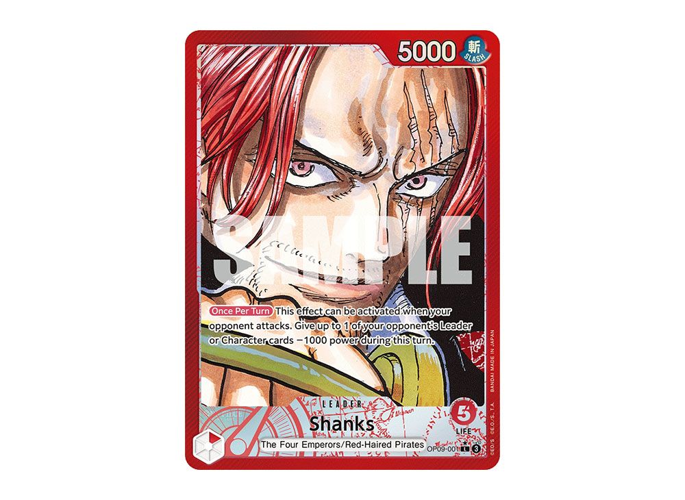 Shanks L-P [OP09-001] [EN](Booster Pack "Emperors in the New World") | SNKRDUNK