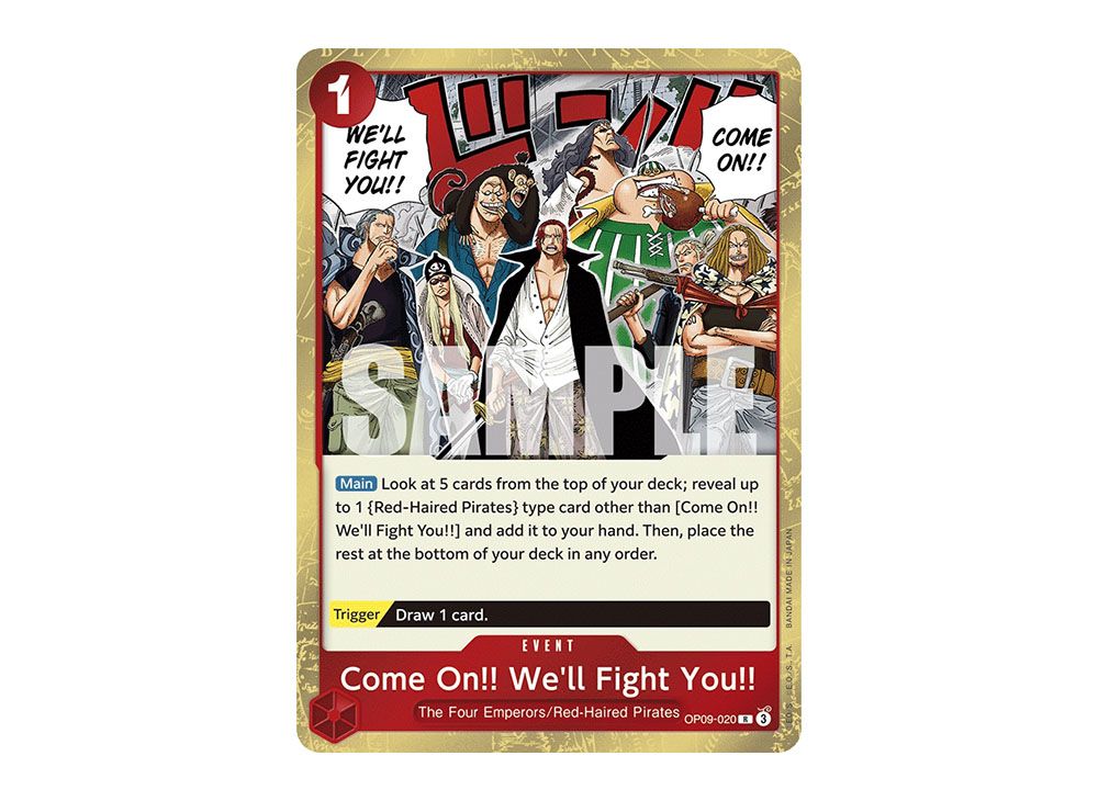 Come On!! We'll Fight You!! R [OP09-020] [EN](Booster Pack "Emperors in the New World") | SNKRDUNK