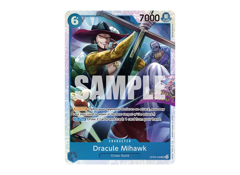 Dracule Mihawk SR [OP09-048] [EN](Booster Pack "Emperors in the New ...