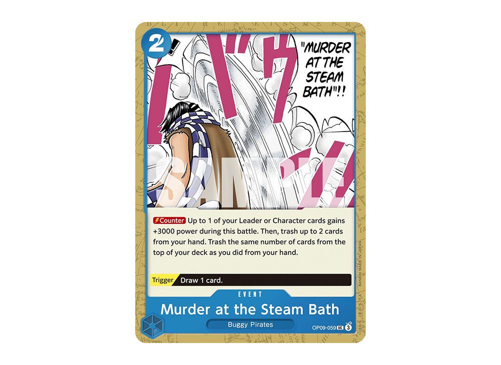 Murder at the Steam Bath UC [OP09-059] [EN](Booster Pack "Emperors in the New World") | SNKRDUNK