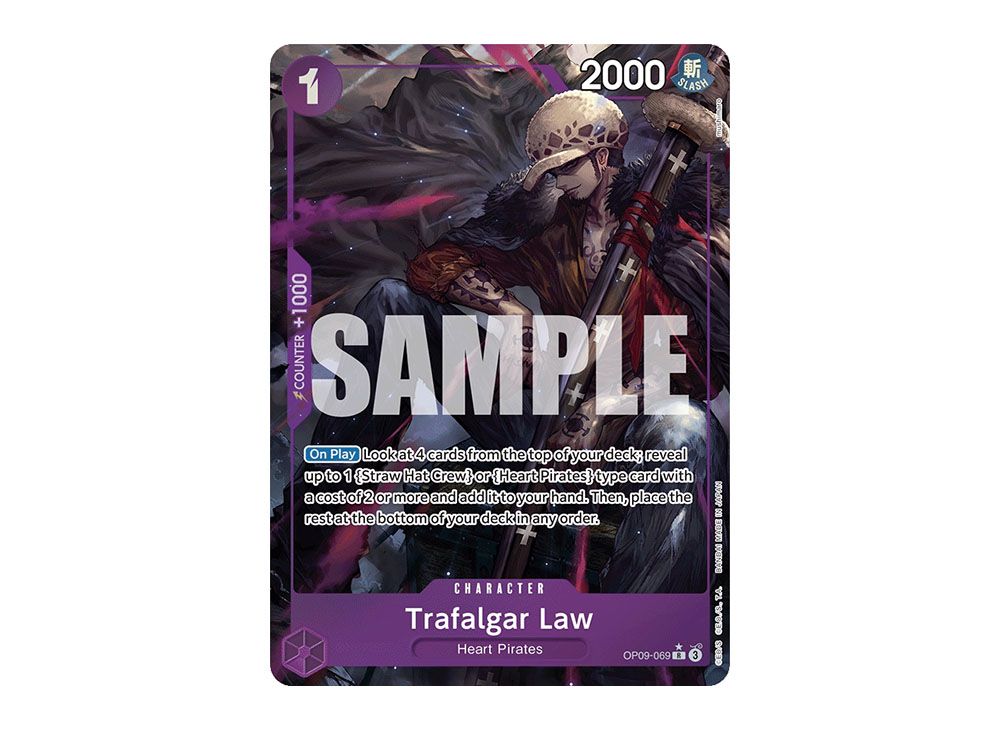 Trafalgar Law R-P [OP09-069] [EN](Booster Pack "Emperors in the New ...