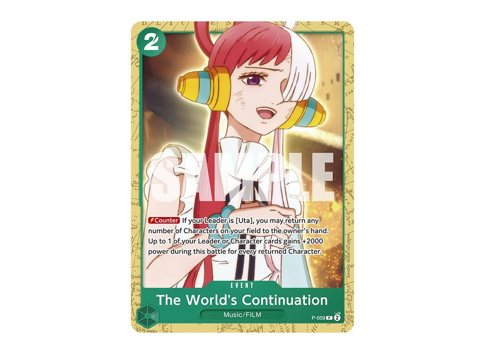 The World's Continuation P [P-059] [EN](Start Deck "GREEN Uta") | SNKRDUNK