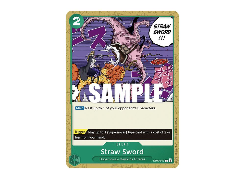 Straw Sword C [ST02-017] [EN](Start Deck "Worst Generation") | SNKRDUNK