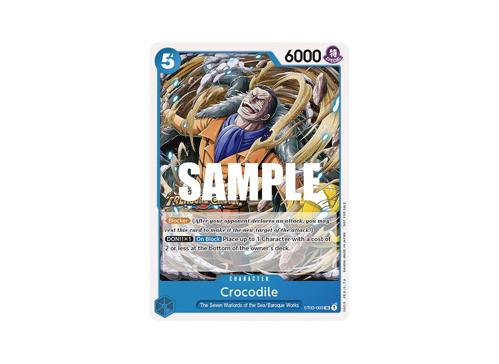 Crocodile SR [ST03-003] [EN](Promotional Card "Tournament Pack Vol.5 ...