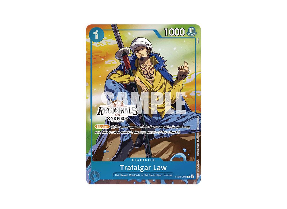 トラファルガー・ロー C [ST03-008]【英語版】(プロモーションカード「オンライン リージョナル パーティシペイション パック 2024 Vol.2」)の新品/中古フリマ(通販)｜スニダン