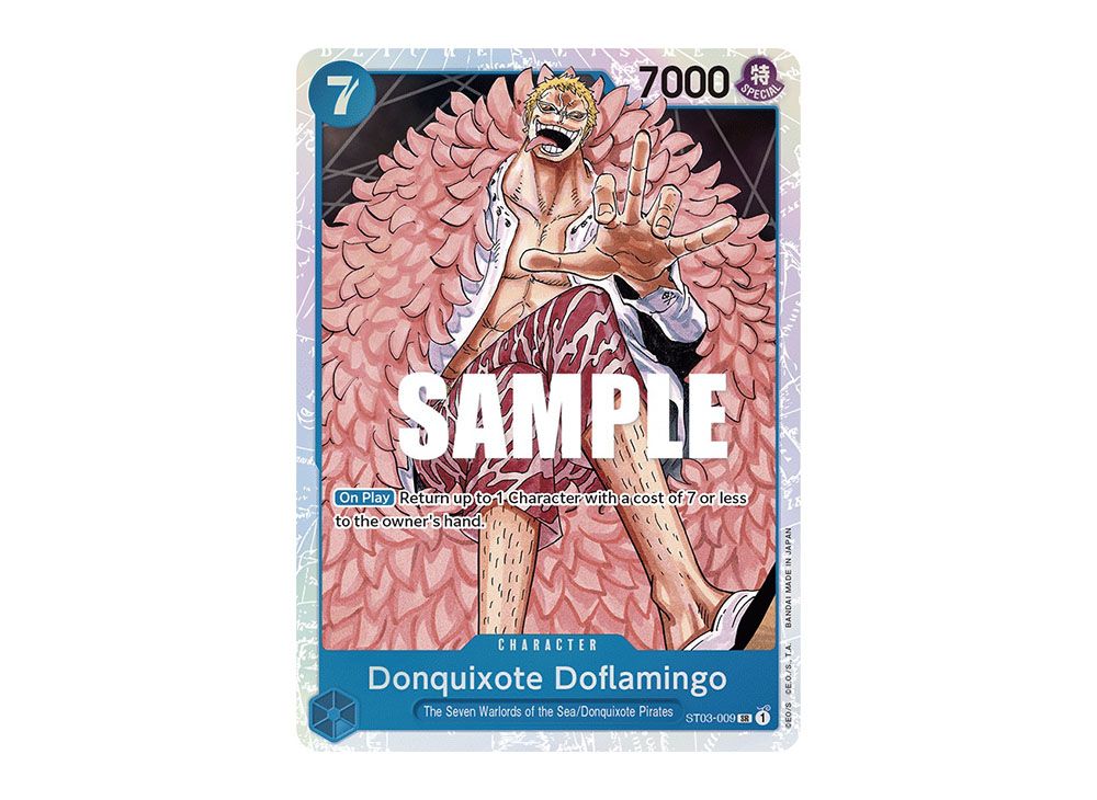 Donquixote Doflamingo SR [ST03-009] [EN](Start Deck "The Seven Warlords of the Sea") | SNKRDUNK