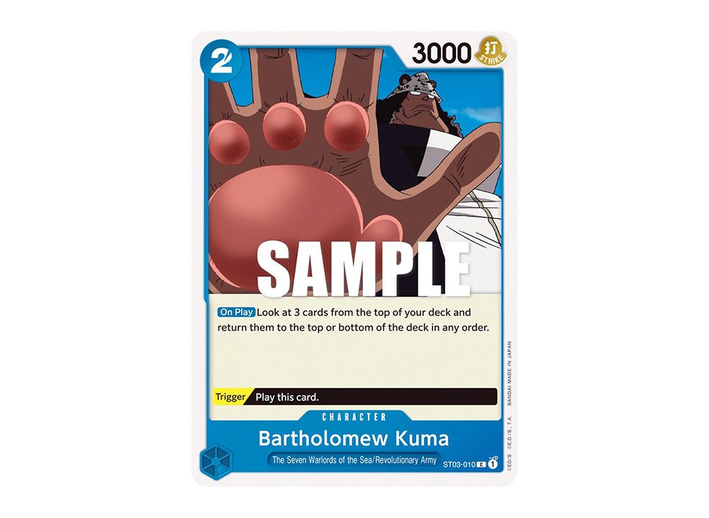 Bartholomew Kuma C [ST03-010] [EN](Start Deck "The Seven Warlords of ...