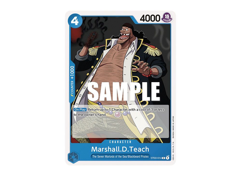 マーシャル・D・ティーチ C [ST03-014]【英語版】(スタートデッキ「王下七武海」)の新品/中古フリマ(通販)｜スニダン