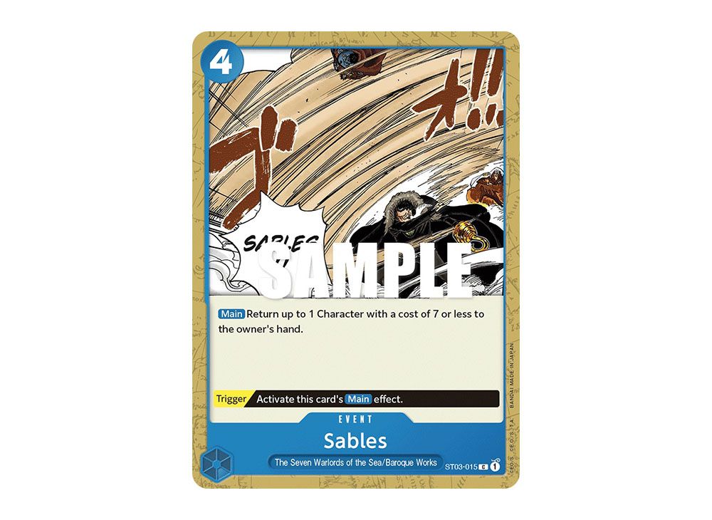 Sables C [ST03-015] [EN](Start Deck "The Seven Warlords of the Sea") | SNKRDUNK