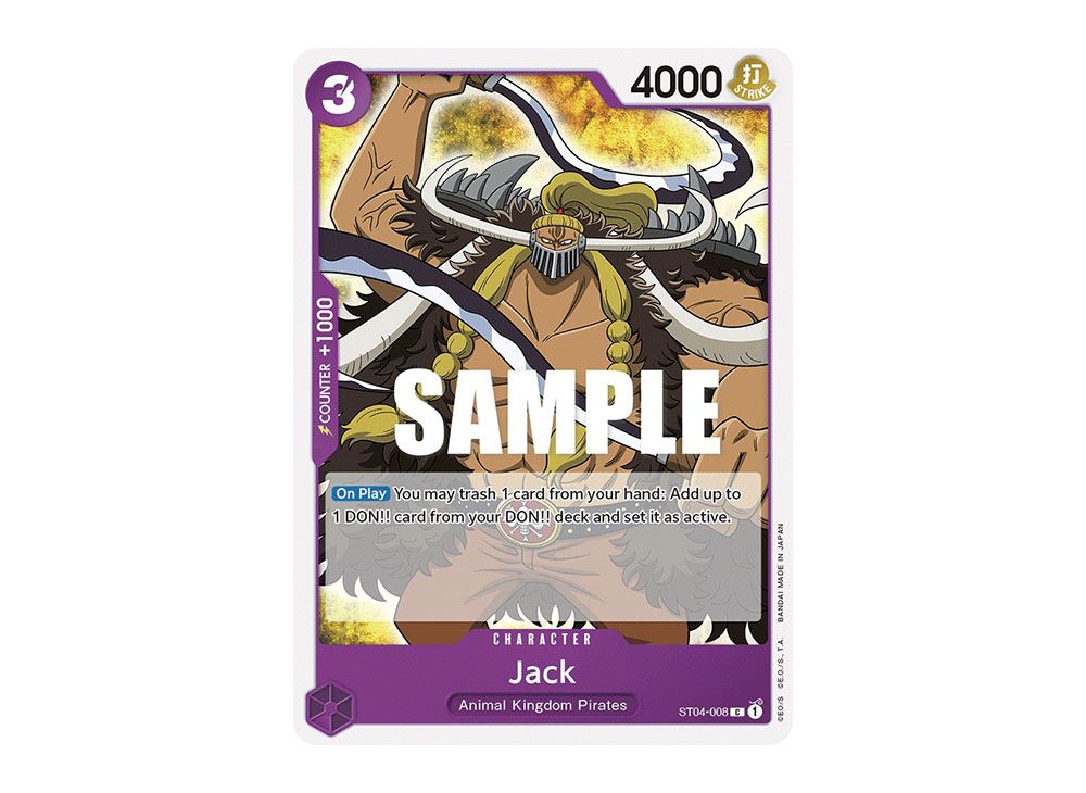 Jack C [ST04-008] [EN](Start Deck "Animal Kingdom Pirates") | SNKRDUNK