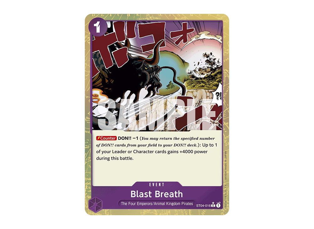 Blast Breath C :Full Art [ST04-016] [EN](Premium Booster "ONE PIECE CARD THE BEST") | SNKRDUNK