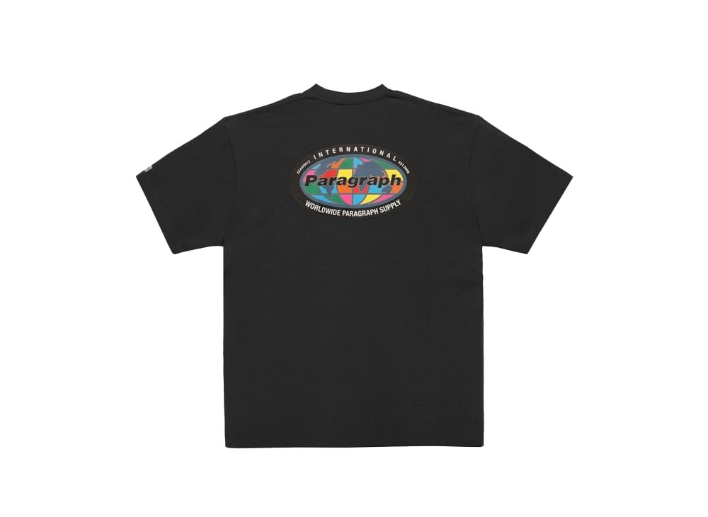 Paragraph Colorful Earth Logo T Shirt "Black" | SNKRDUNK