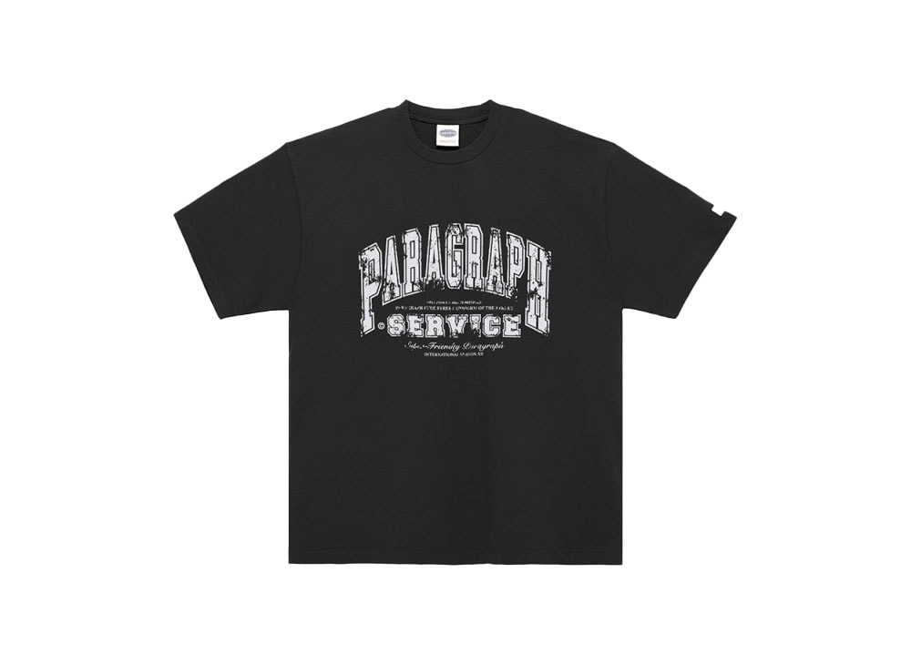 Paragraph Damaged Logo T Shirt "Black" | SNKRDUNK